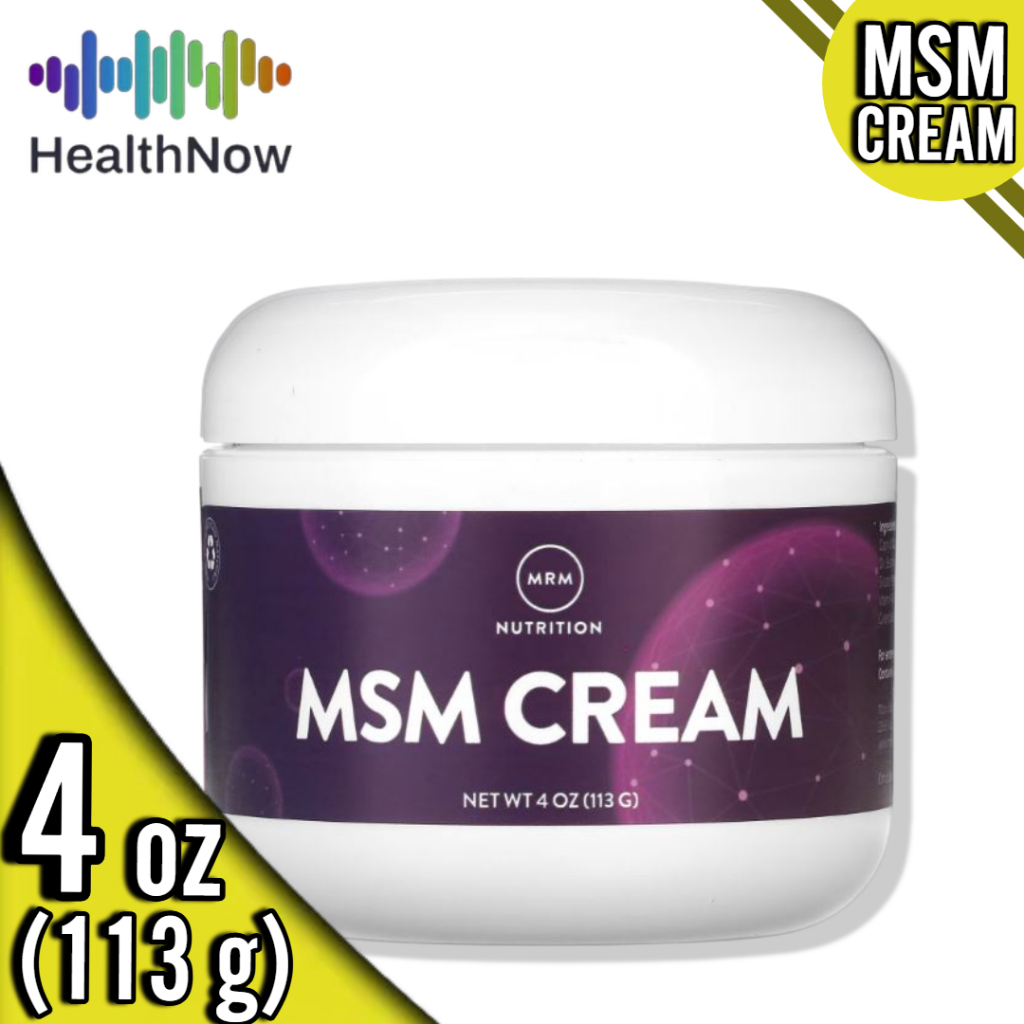 MRM Nutrition, MSM Cream, 4 oz (113 g) | Shopee Philippines