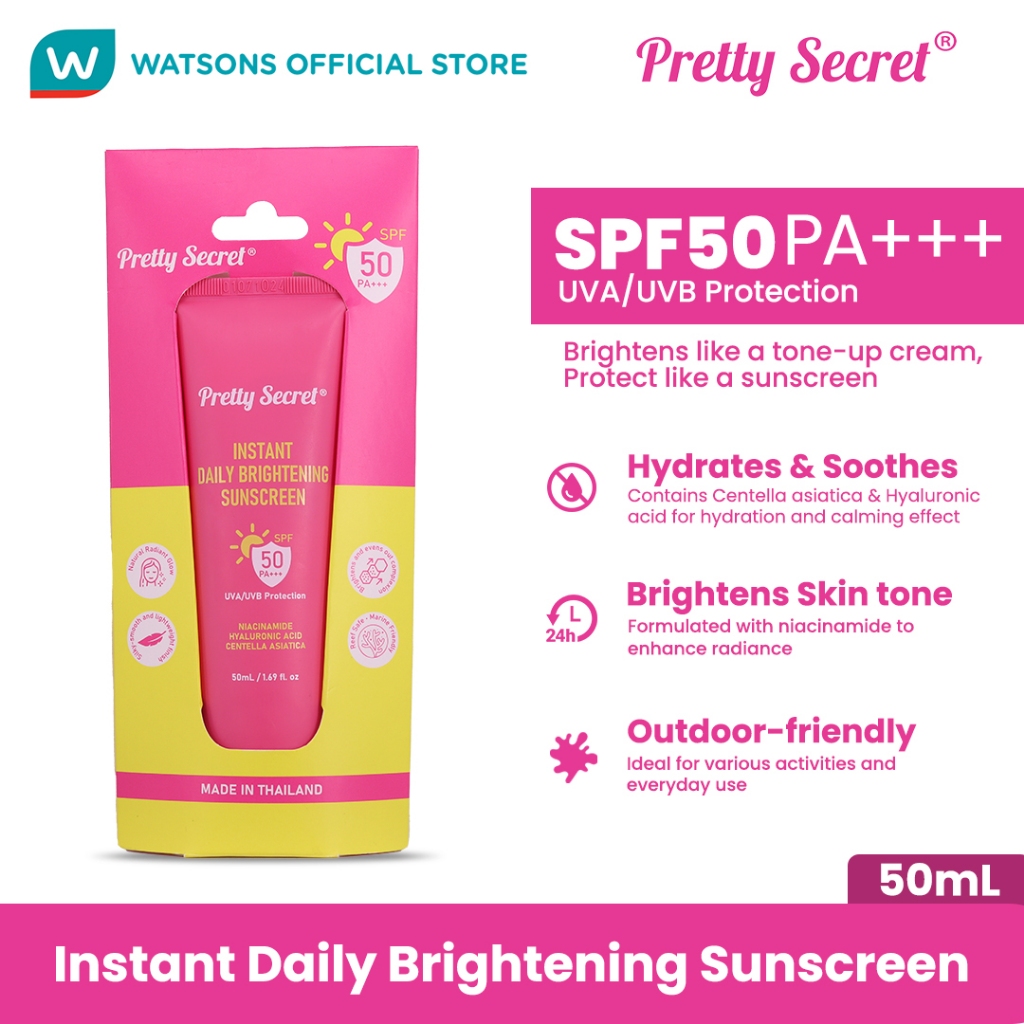 PRETTY SECRET Sunscreen SPF 50 50ml | Shopee Philippines