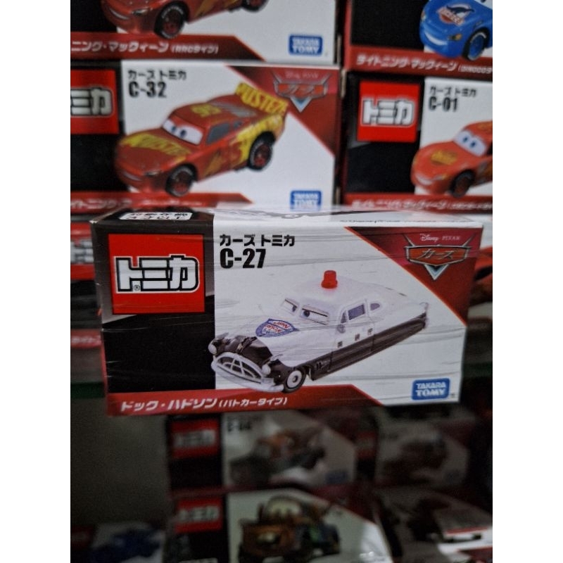 Takara Tomy Disney Cars Tomica C-27 Dock Hudson (Police Car Type ...