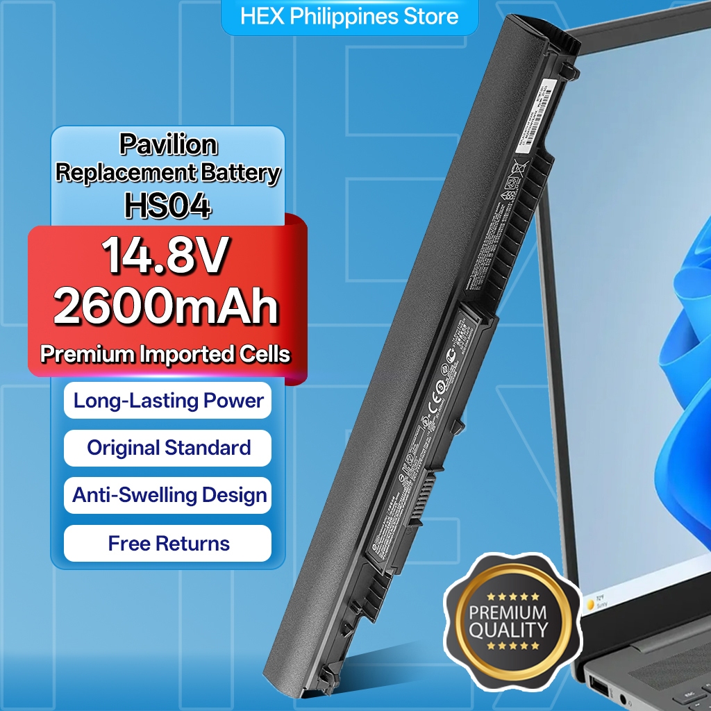 HP Pavilion HS04 HS03 Laptop Battery 15-BA 15-AY 15-AC 15-AF 17-X ...