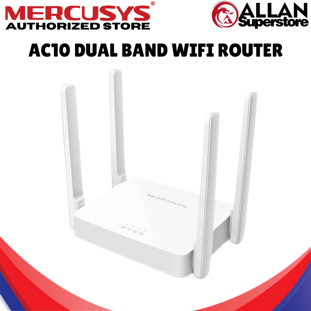 MERCUSYS AC10 AC1200 Wireless Dual Band Router | Shopee Philippines