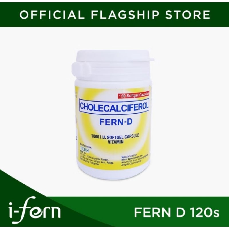 IFERN D 120 SOLFTGEL CAPSULE 1000IU | Shopee Philippines