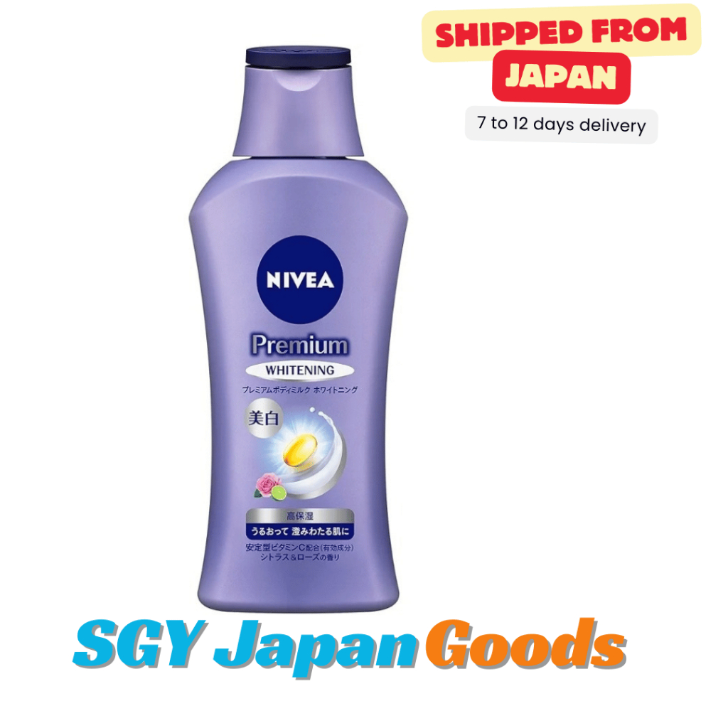 NIVEA Premium Whitening Body Milk 200g – Deep Moisturizing Lotion with ...