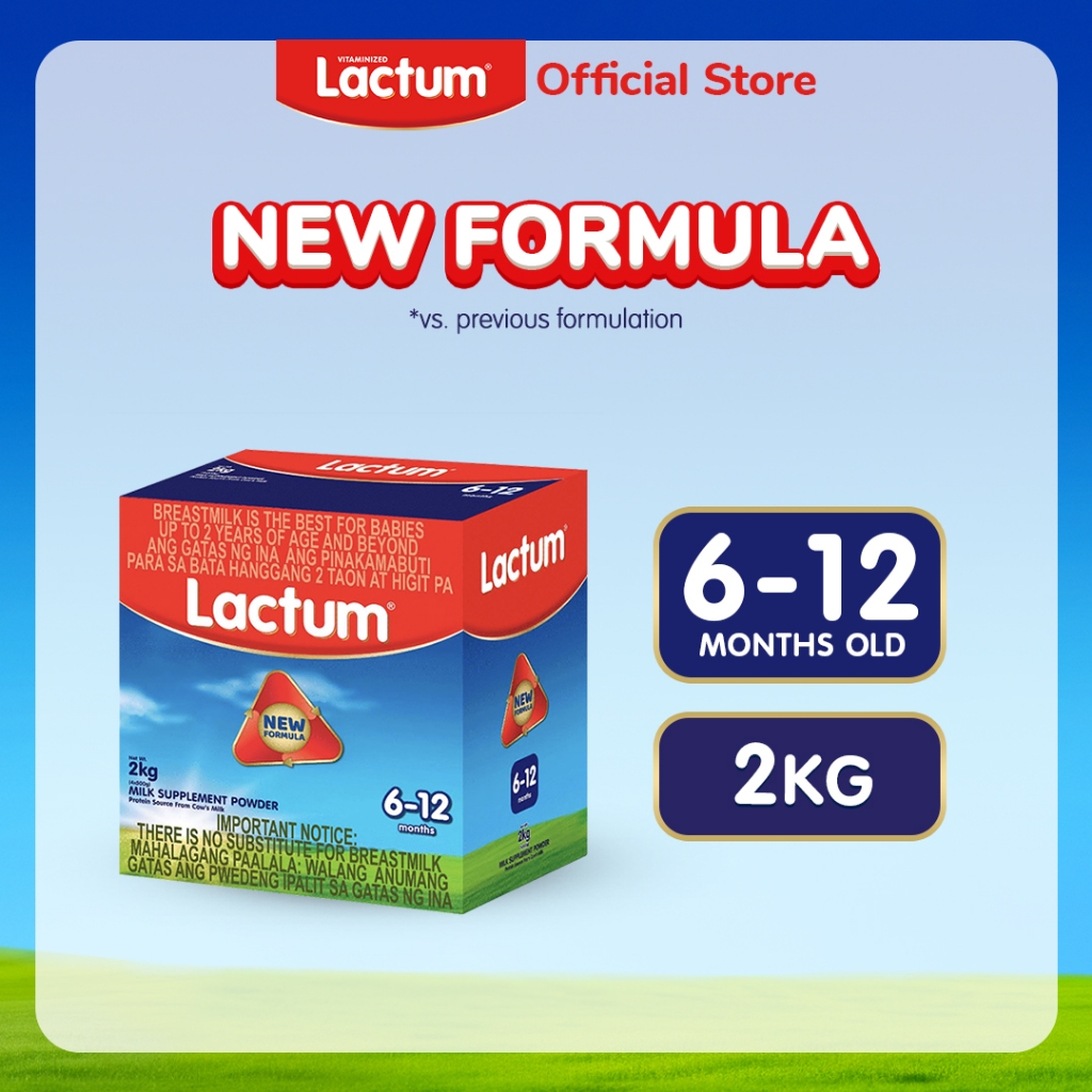 Lactum for 6-12 Months Old 2kg Milk Supplement Powder | Shopee Philippines