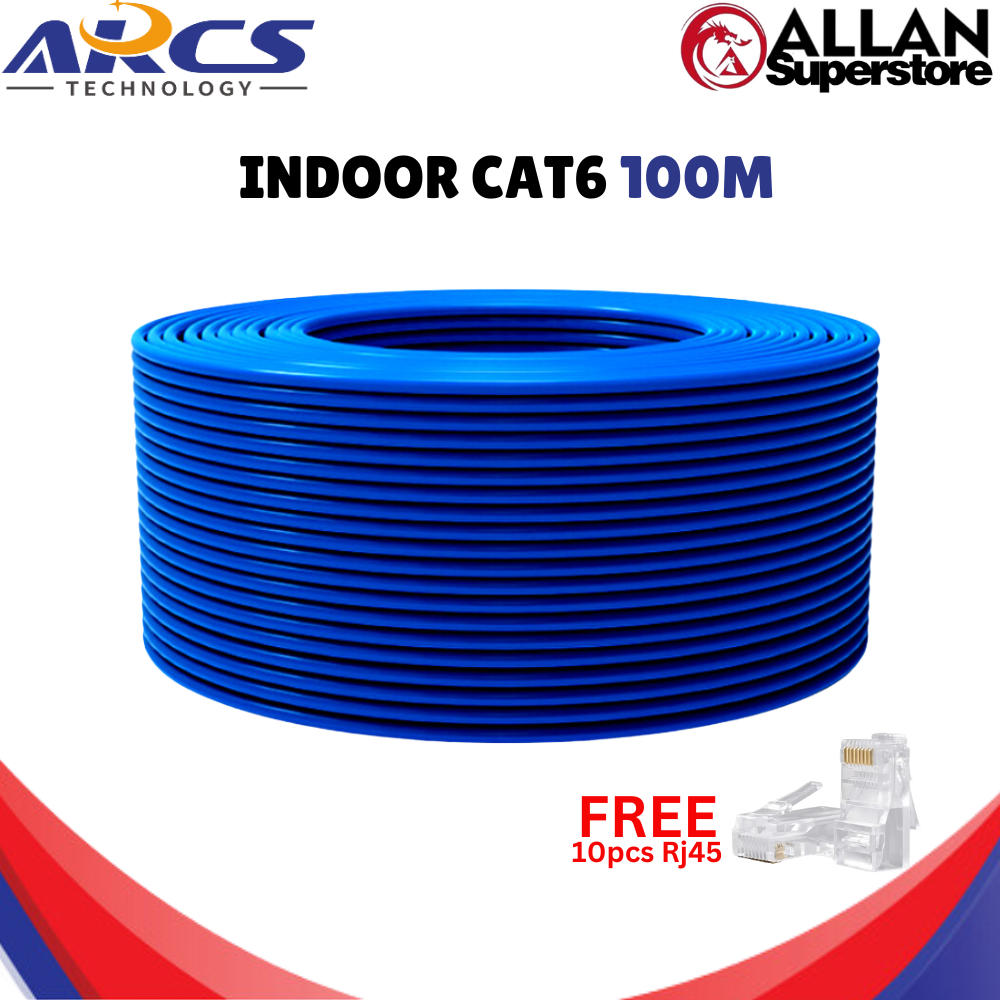 Allan Superstore CAT6 Indoor Cable 100m Rj45 Ethernet Lan Internet ...