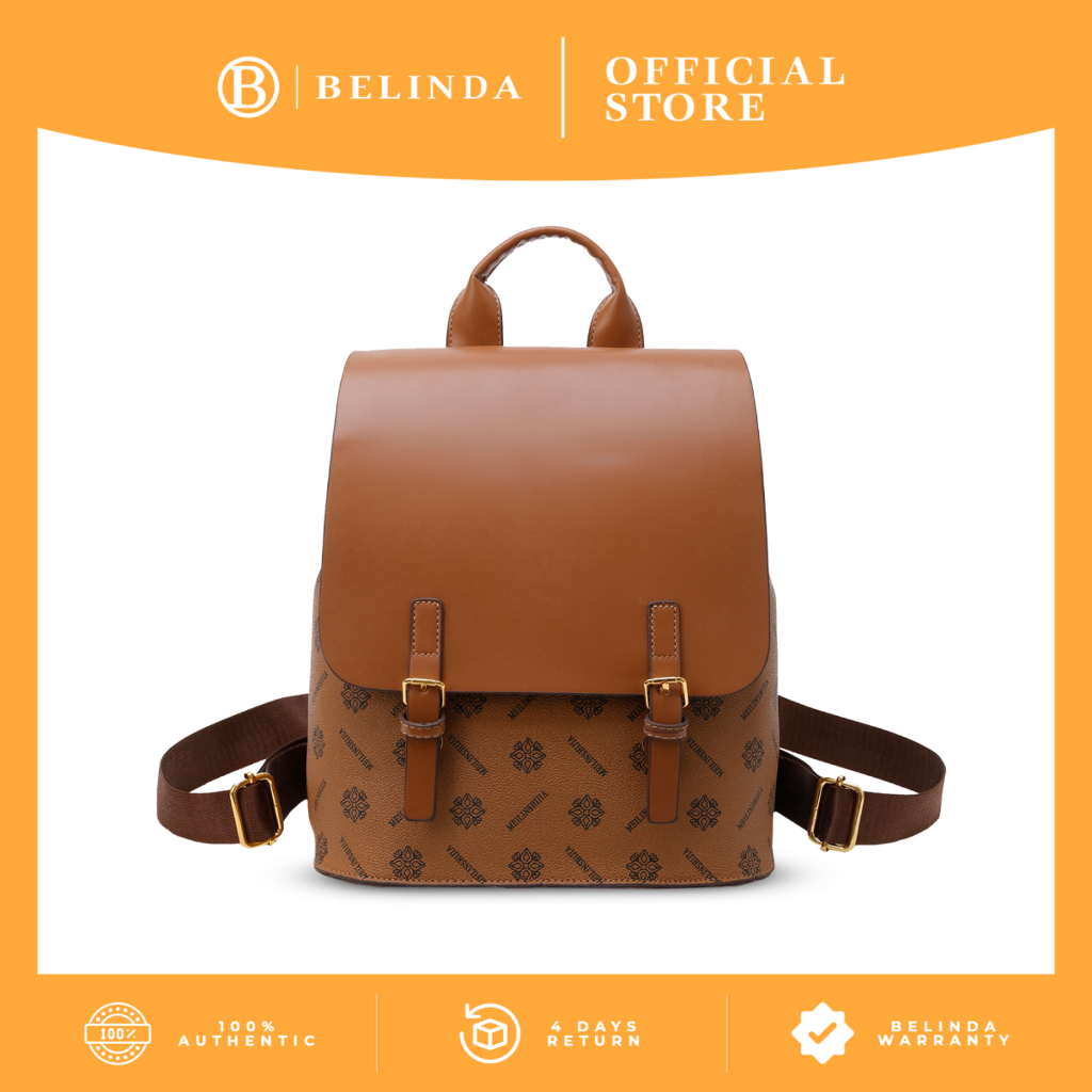 BELINDA PREMIER Backpack For Women Premium Leather Korean Fashion ...