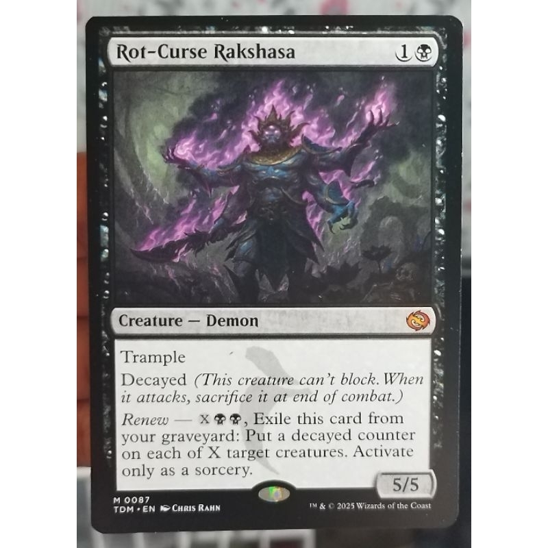 Rot-Curse Rakshasa (Magic the gathering) | Shopee Philippines