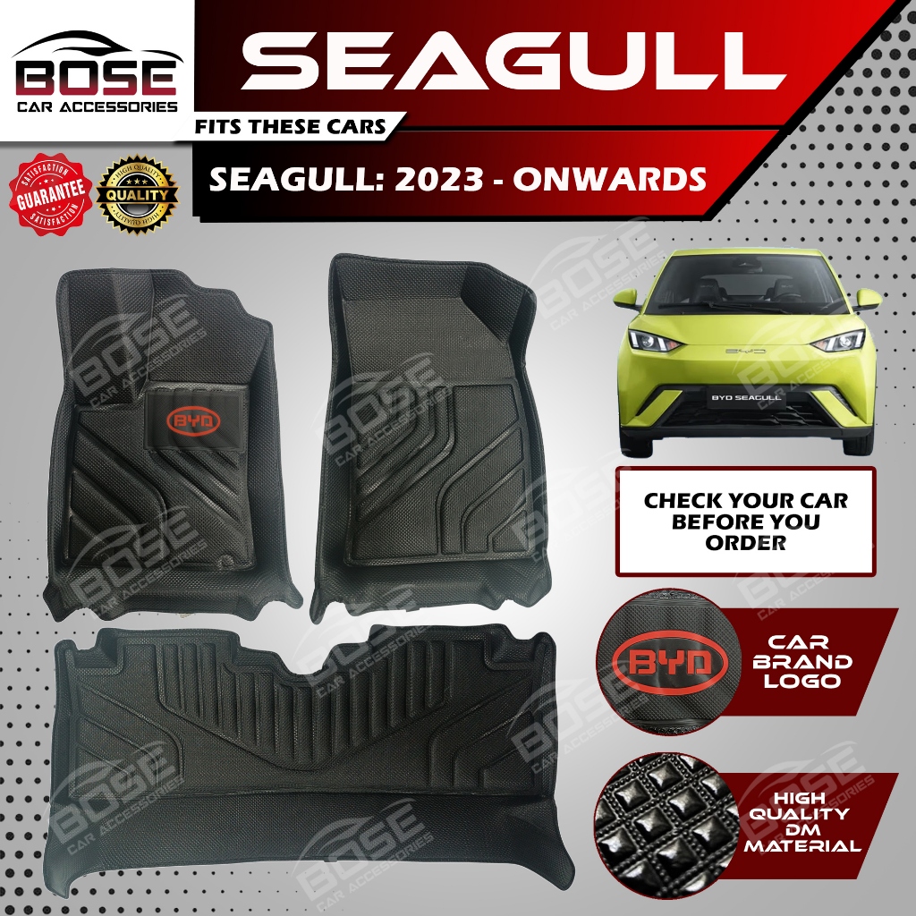 5D Diamond Deep Dish Matting for BYD Seagull / Sealion 6 DM-i / Atto 3 ...