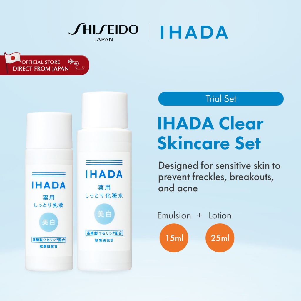 IHADA Clear Skincare Set [By SHISEIDO JAPAN Group Store] | Shopee Philippines