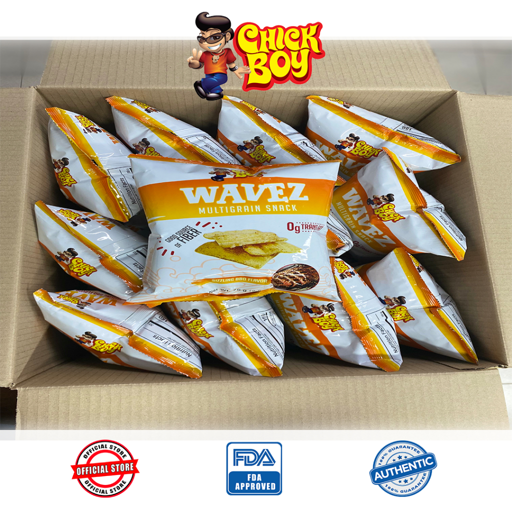 WHOLESALE ChickBoy Snack Wavez (75g / pack, 24pcs) - 20% off SRP ...