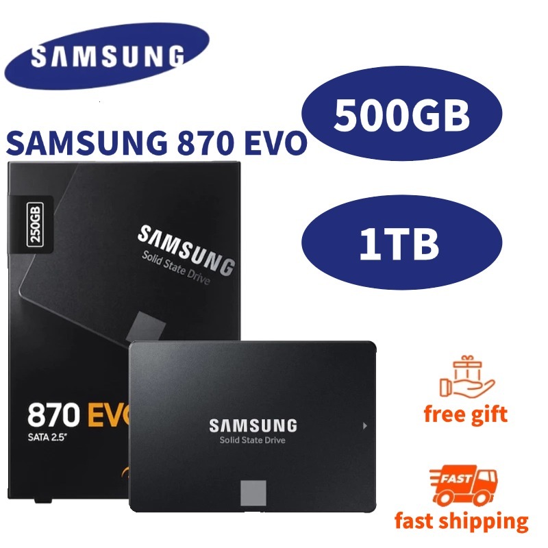 SAMSUNG SSD 870 EVO 500GB 1TB Internal Solid State Disk Hard Drive ...