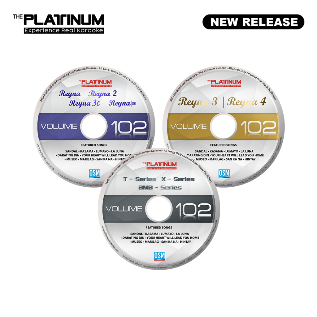 Platinum Karaoke Volume 102 CD | Shopee Philippines