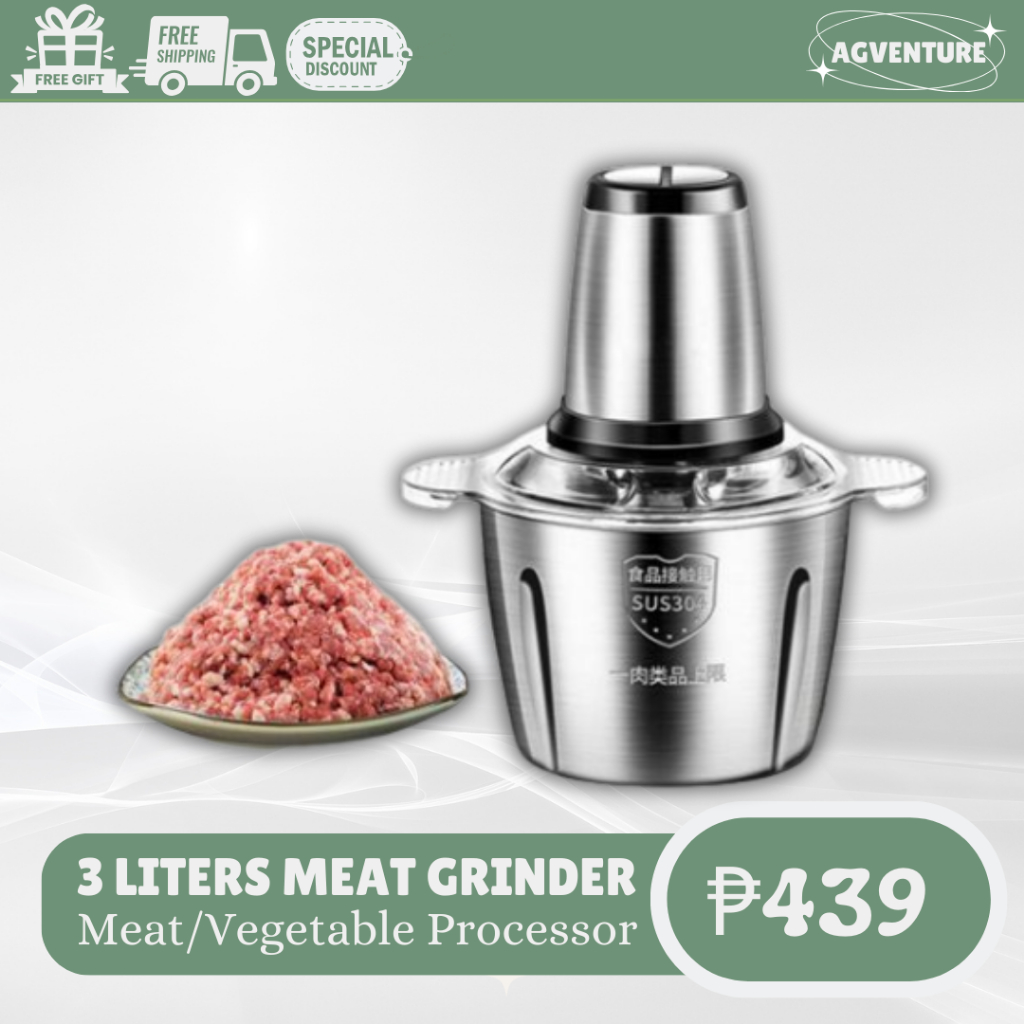 Smart Meat Grinder Electric – 2L Multi-Purpose Food Processor & Meat ...