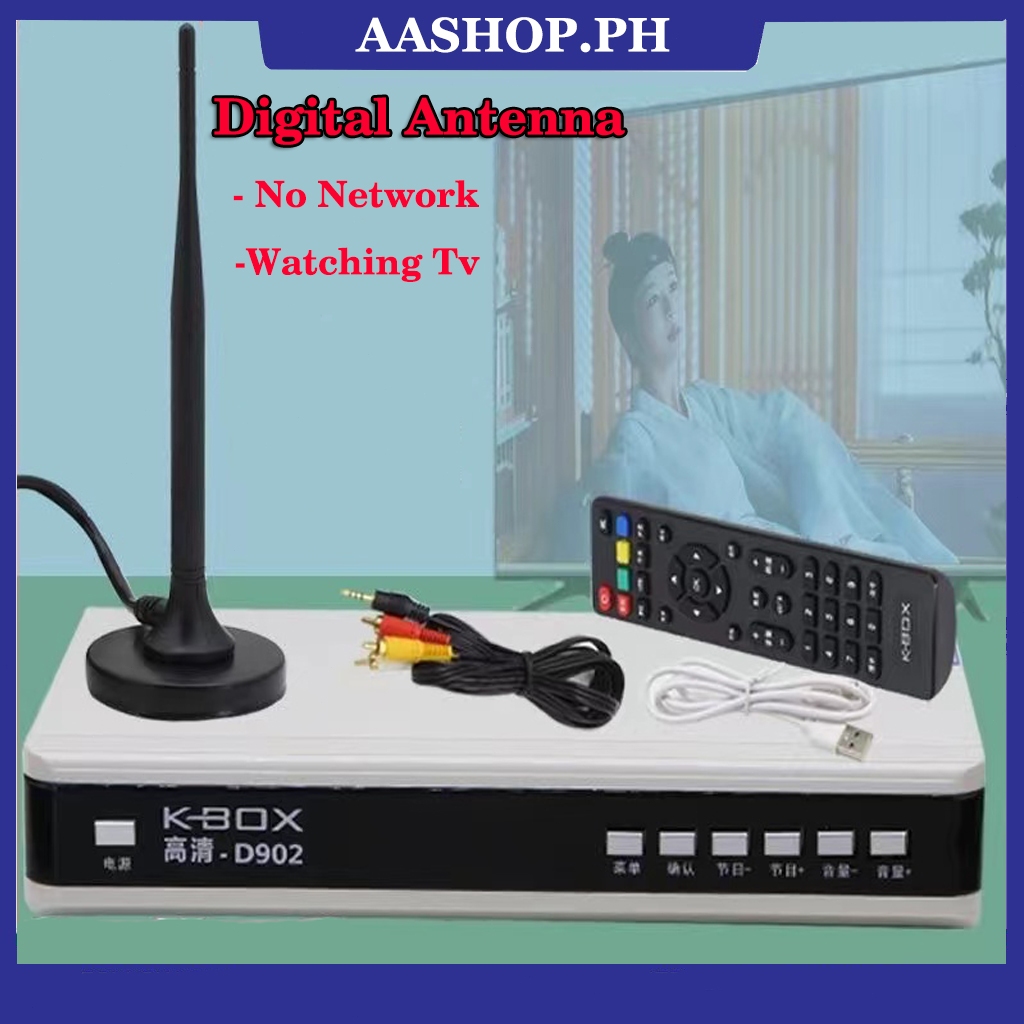 Indoor Gain Digital DVB-T/FM Freeview Aerial Antenna Amplifier For TV ...