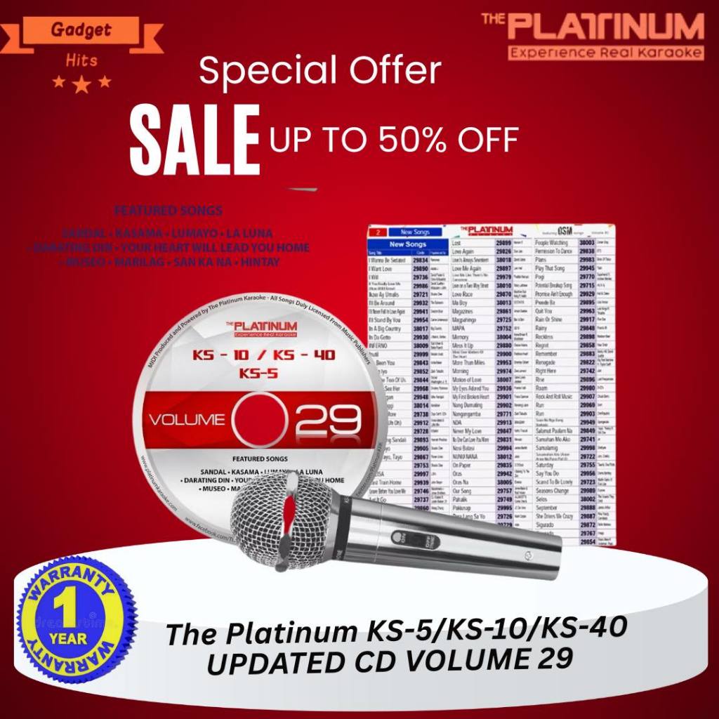 The Platinum KS-5/KS-10/KS-40 UPDATED CD VOLUME 29 | Shopee Philippines