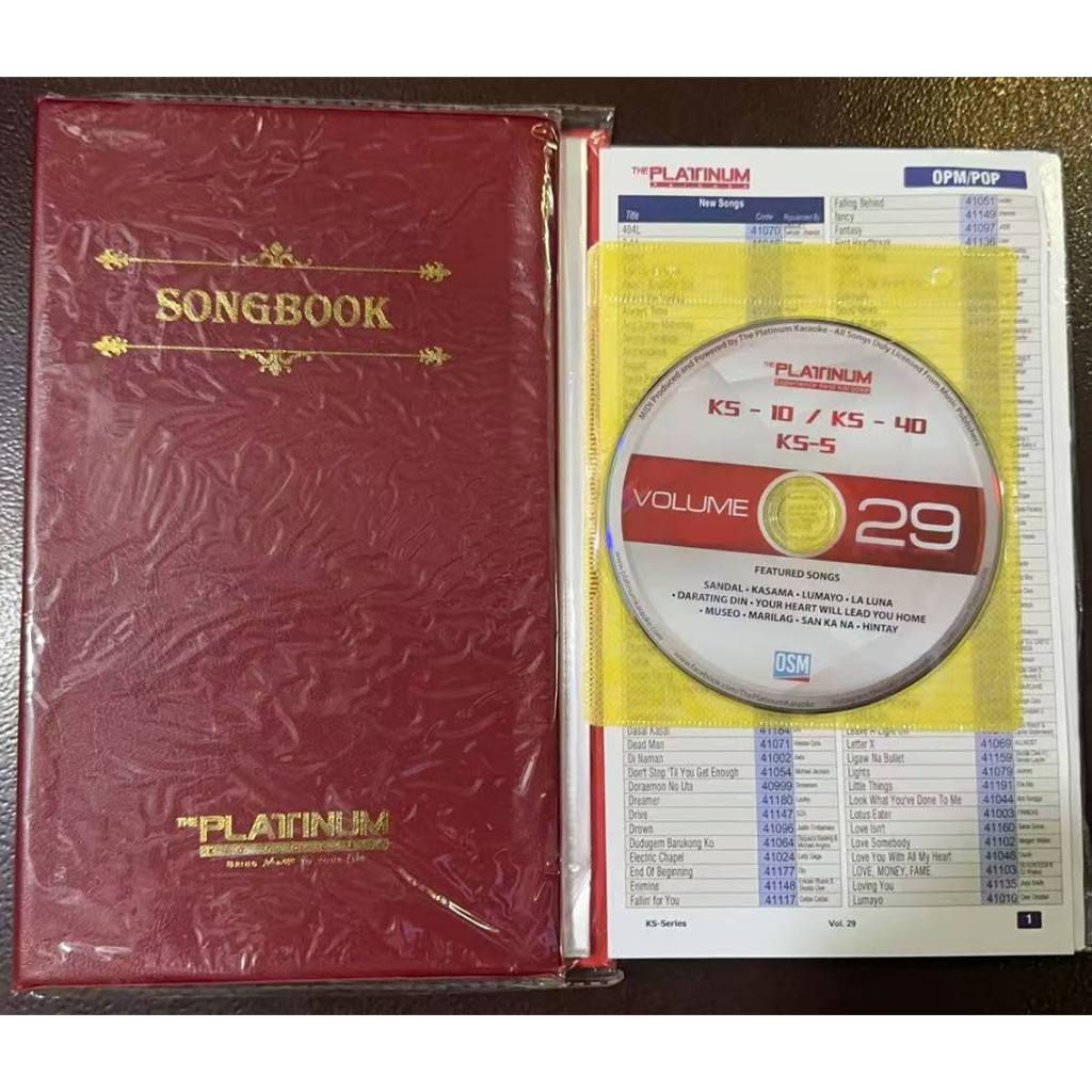 Updated CD and Songbook - Platinum KS-1/ KS-5 Junior Lite & KS-10 Junior 2 (maliit) VOL29 ...