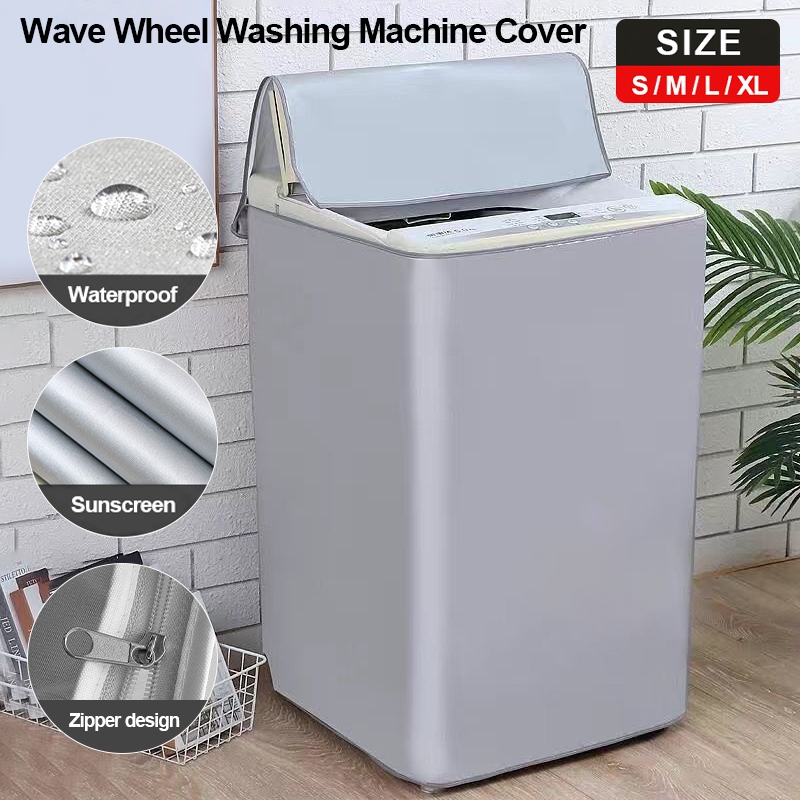 Washing Machine Cover Waterproof Dustproof Sunscreen Protective Case ...
