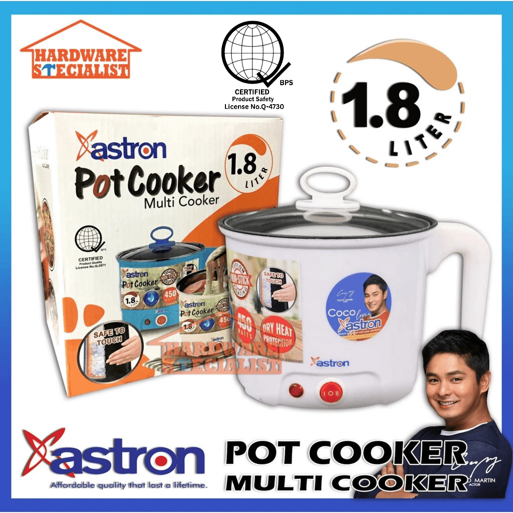 Astron Pot Cooker Multi Cooker 1.8 Liter | White Original Authentic ...