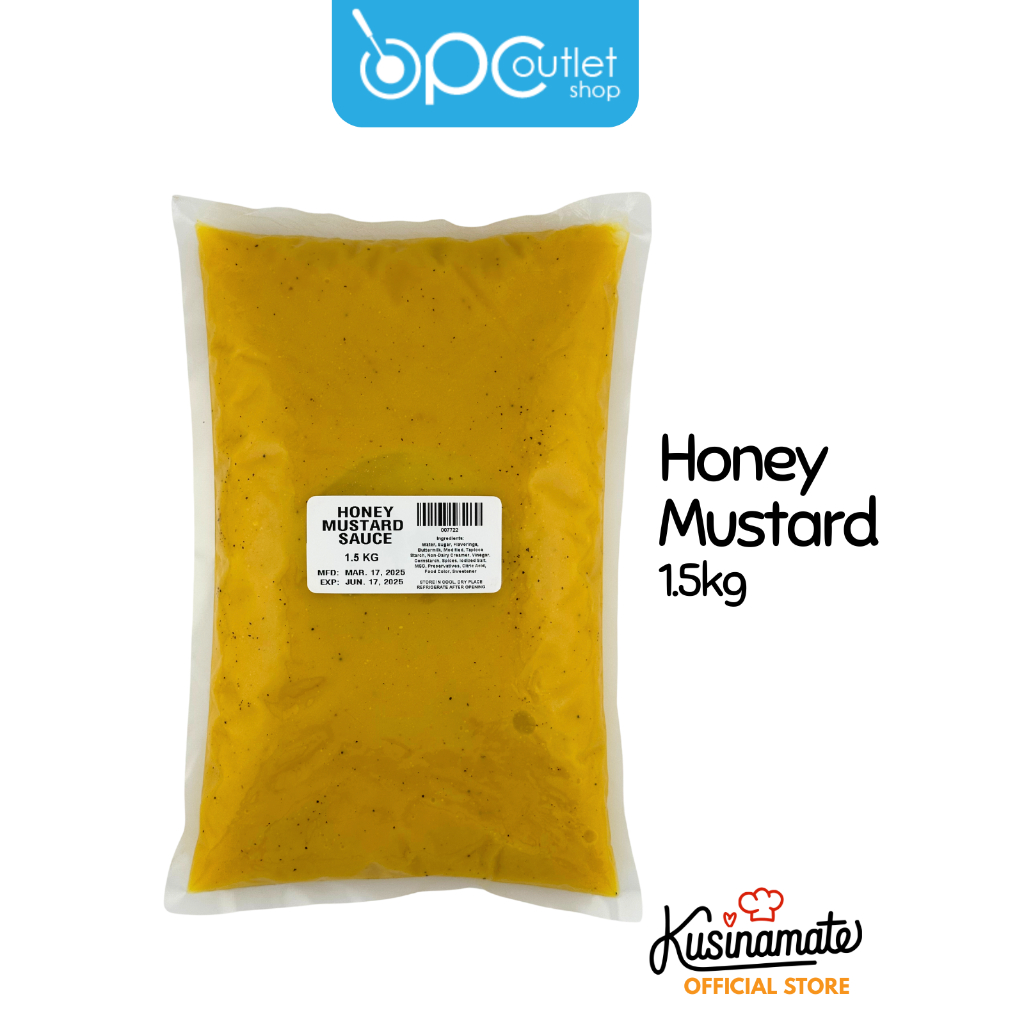 Kusinamate Honey Mustard Sauce 1.5kg | Shopee Philippines