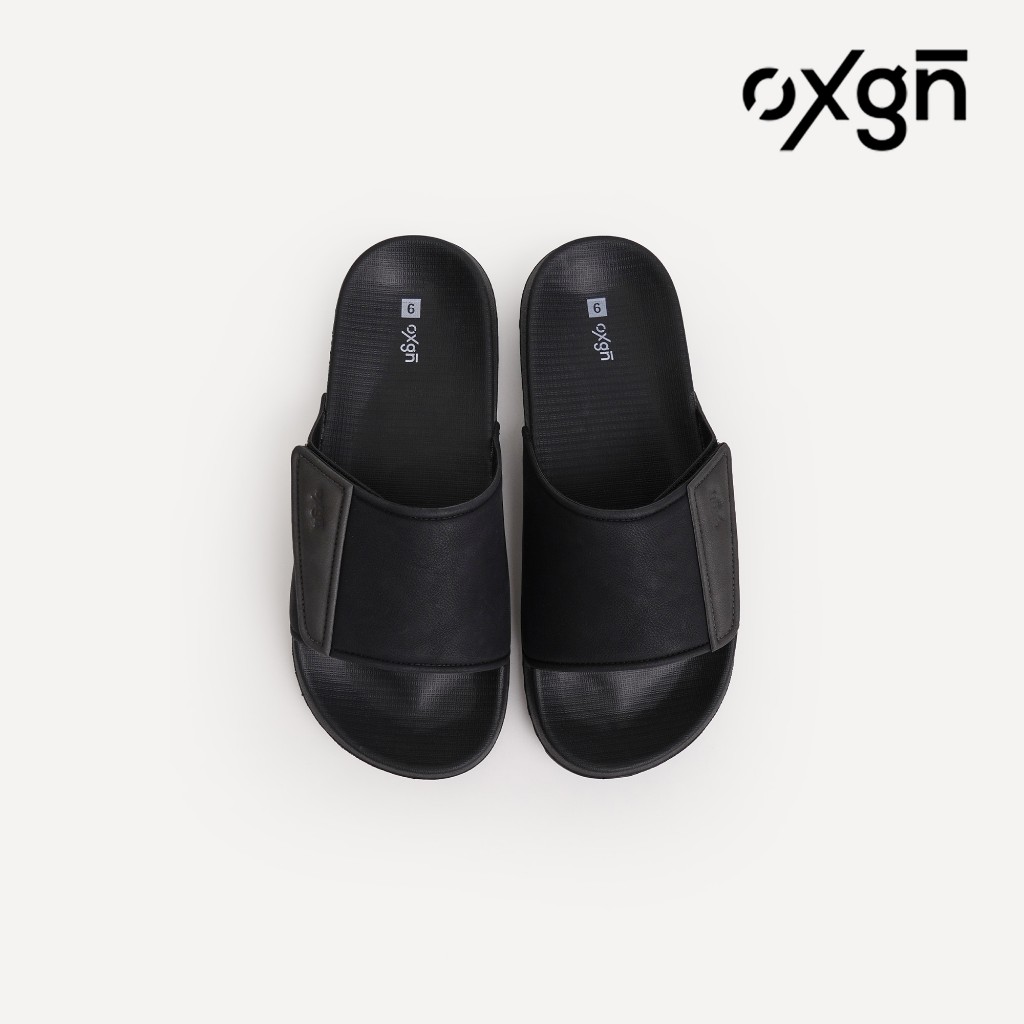 OXGN Slides For Men (Black/Taupe) | Shopee Philippines