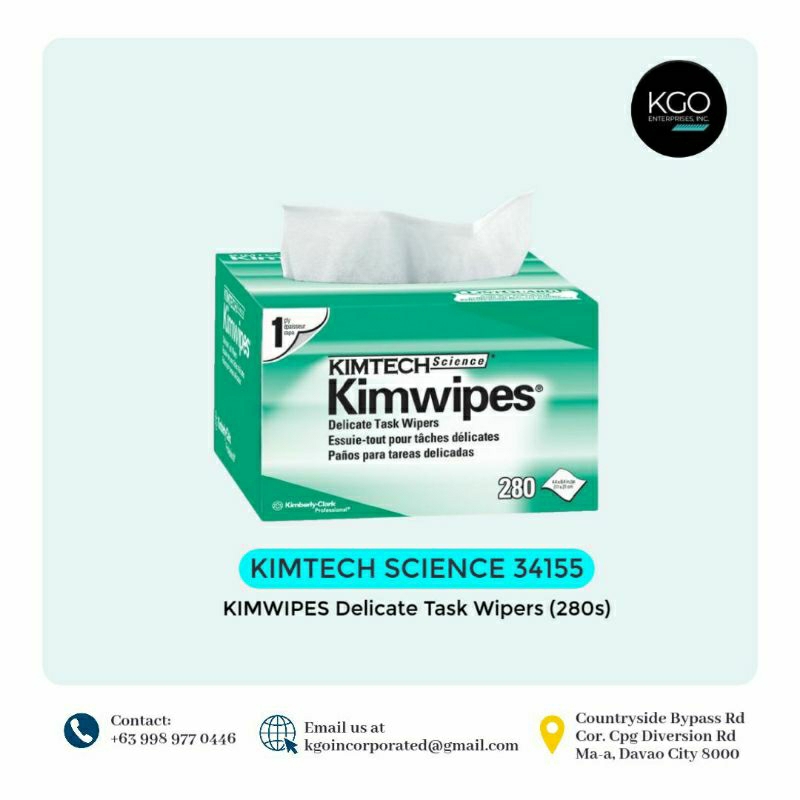 KIMWIPES, delicate task wipers 280 sheets in a box. | Shopee Philippines