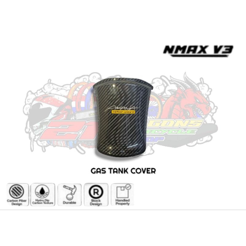 NEW!! Yamaha Nmax v3 turbo twill hydro dip carbon glossy gas tank ...