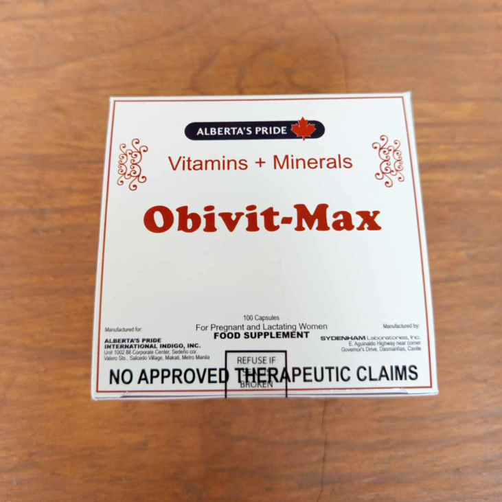 Obivit-Max Food Supplement (Sold per 10 pcs ) | Shopee Philippines
