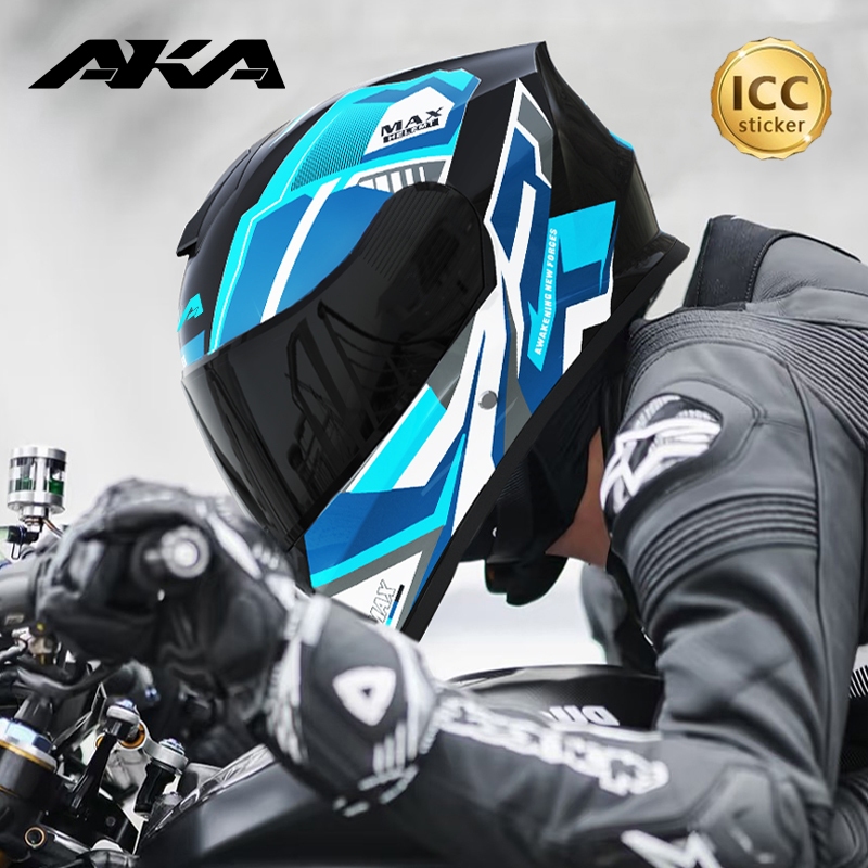 AKA902 Morgan Full Face Helmet Electric Vehicle Motorcycle Breathable ...