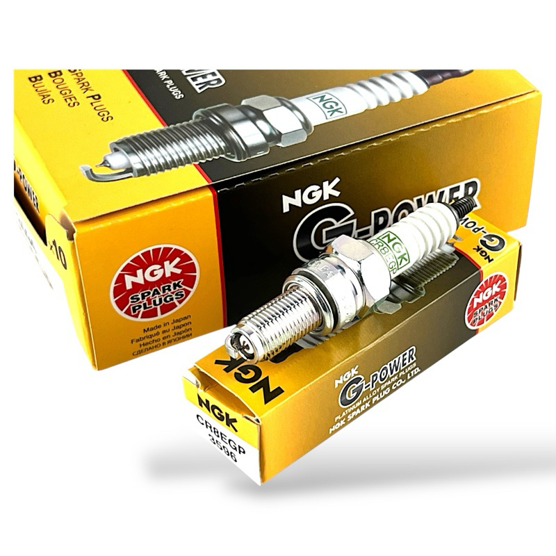 ORIGINAL NGK SPARK PLUG PLATINUM-GPOWER CR7EGP CR8EGP LONG THREAD 1PC ...