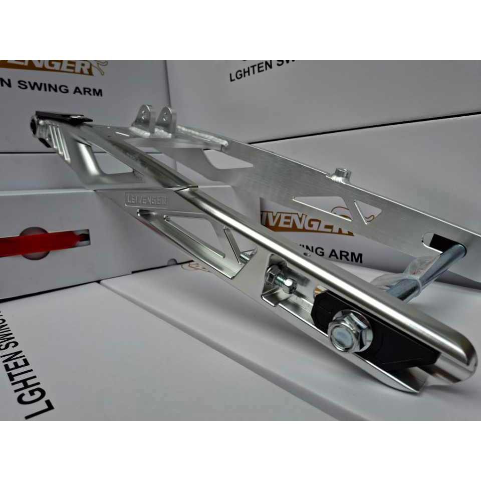 Leivenger Non Slotted CNC Versace Alloy swing arm Raider 150 Carb ...