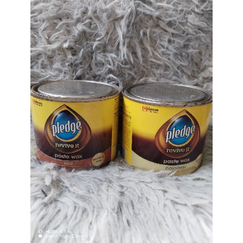 pledge revive it waterproof paste wax 450g | Shopee Philippines