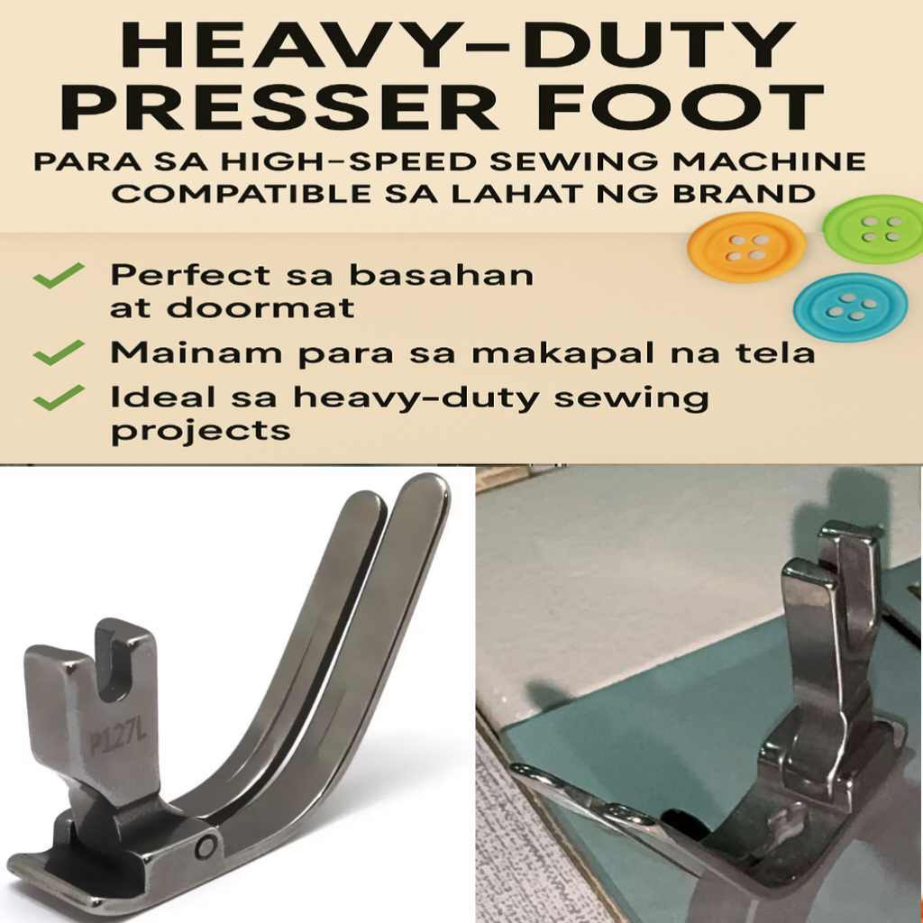 Ginagamit sa BASAHAN Heavy-Duty Foot Para sa High-Speed Sewing Machine ...