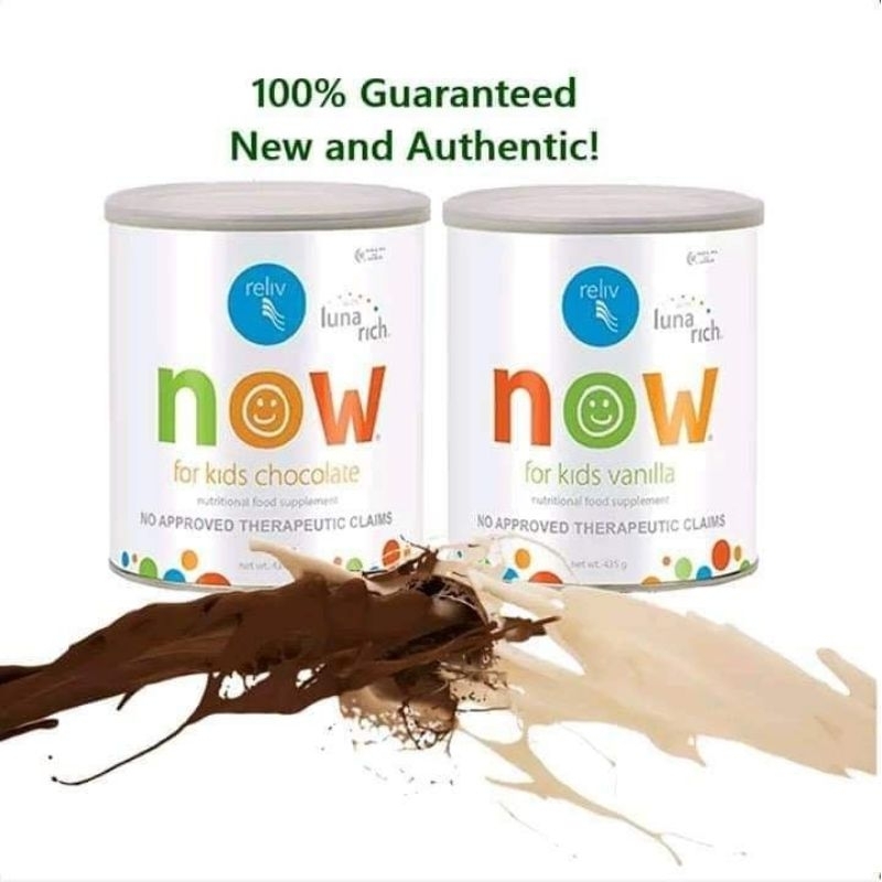 Reliv Now for Kids (Vanilla / Chocolate) | Shopee Philippines