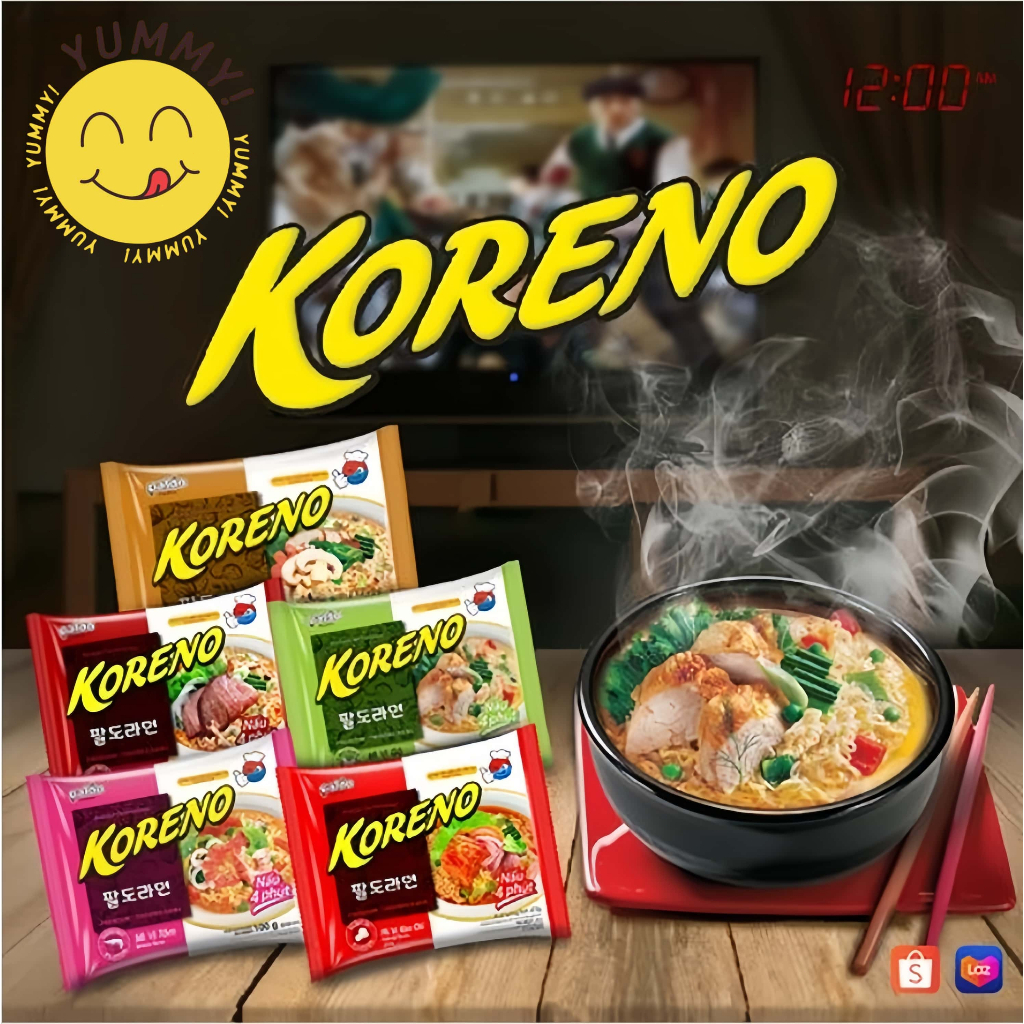 Paldo Koreno Ramen - Mushrooms/ Beef Hot/ Shrimp/ Chicken/ Kimchi ...