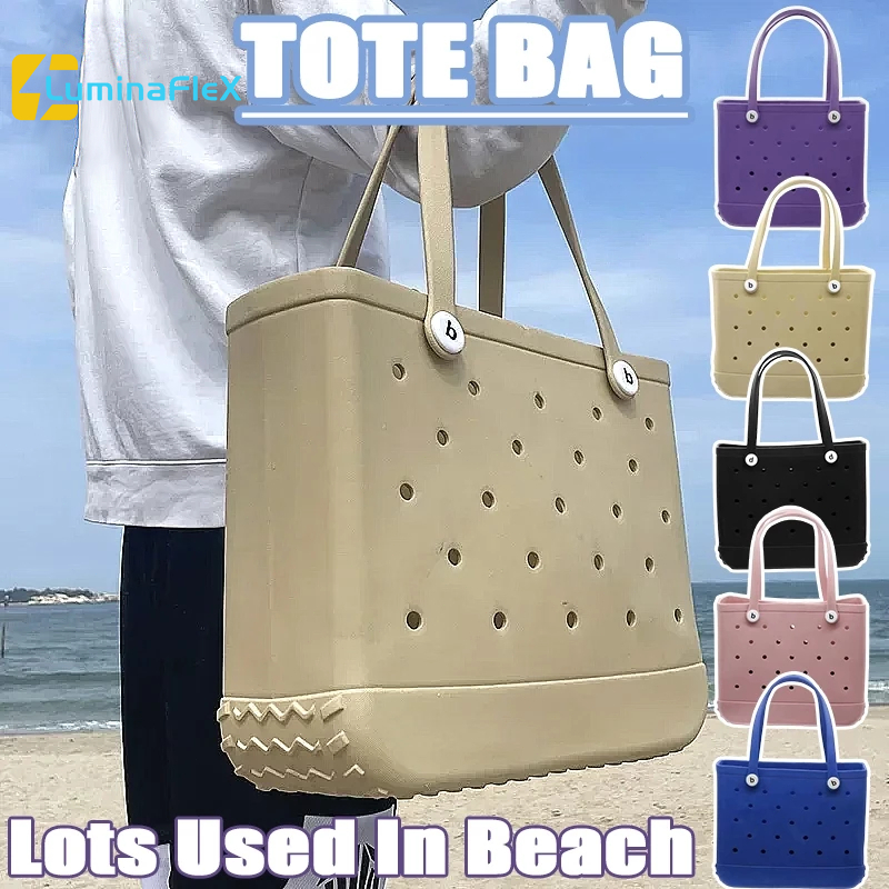 LuminaFlex EVA BEACH BAG Waterproof Rubber Tote Beach Bags Travel ...