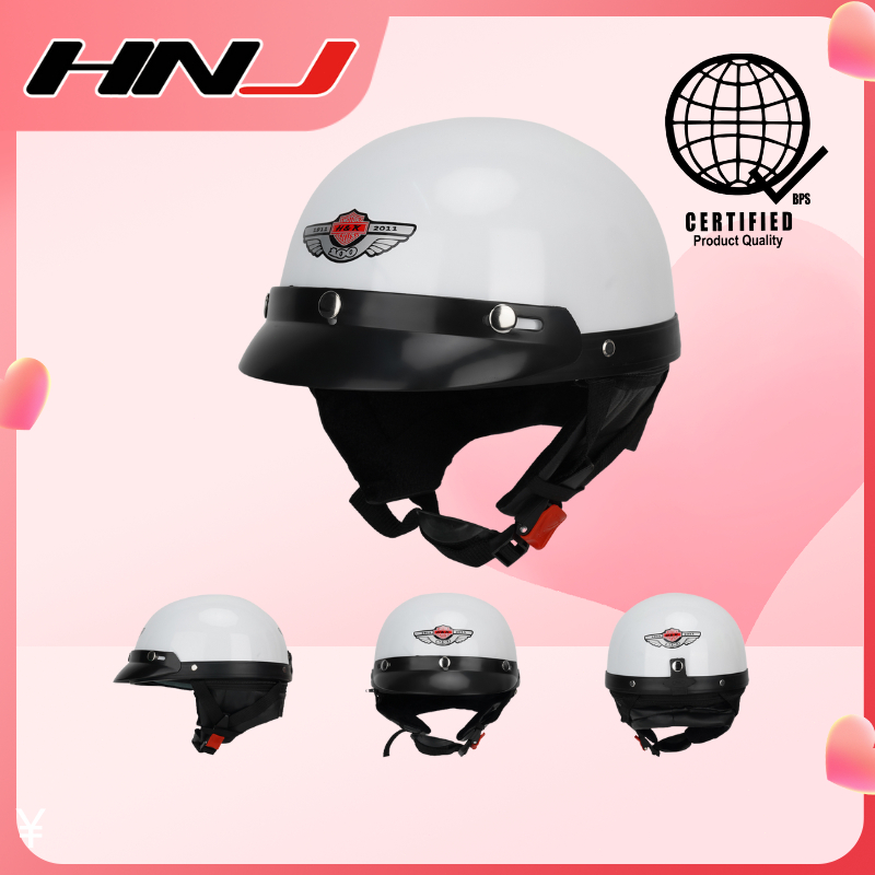HNJ Xt-02 HNJ Motorcycle Helmet Half Face Motor Vintage Harley ...