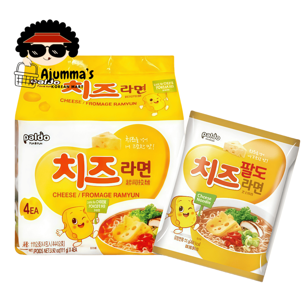 Paldo Cheese Ramyun Instant Noodle - 111g x 4pcs | Shopee Philippines