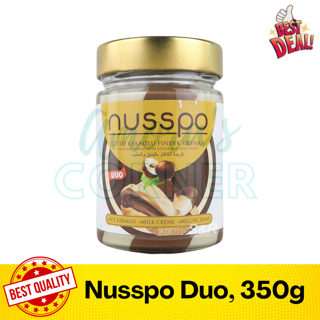 [350g] Nusspo Duo (Hazelnut spread with milk cream) | Shopee Philippines