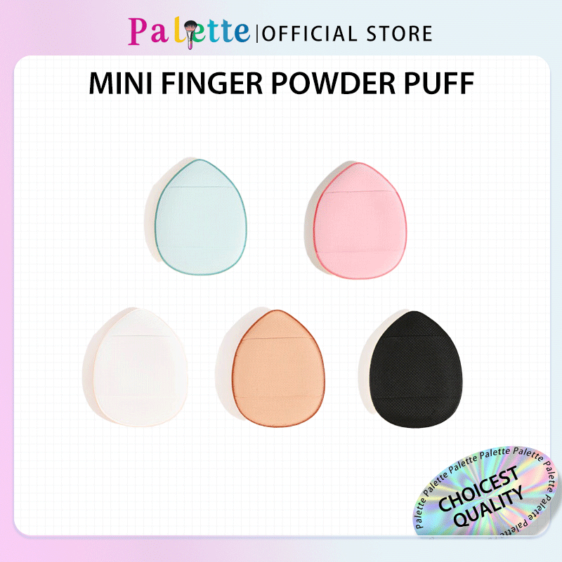 5Pcs Mini Size Finger Puff Makeup Sponge Concealer Foundation Detail ...