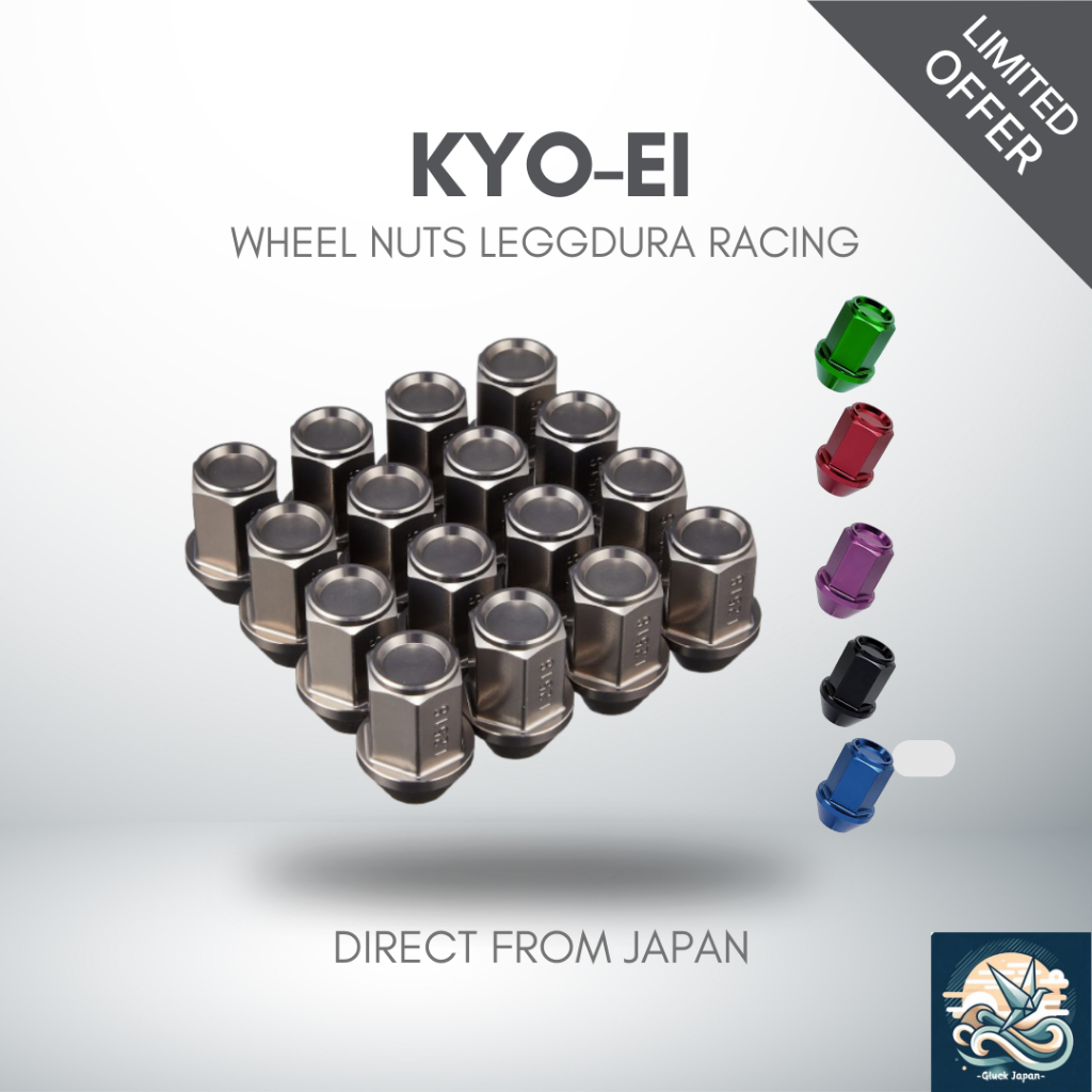 KYO-EI Wheel Nuts LEGGDURA RACING [M12 x P1.25] 16 Nuts KIN36 [Direct ...