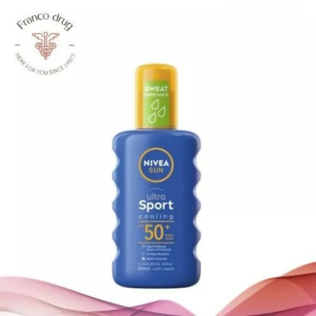 Nivea Ultra Sport Cooling SPF50+ -200ML - | Shopee Philippines