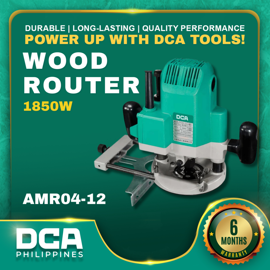 DCA AMR04-12 Plunge Wood Router 1/2 1850W | Crucial Tool for ...