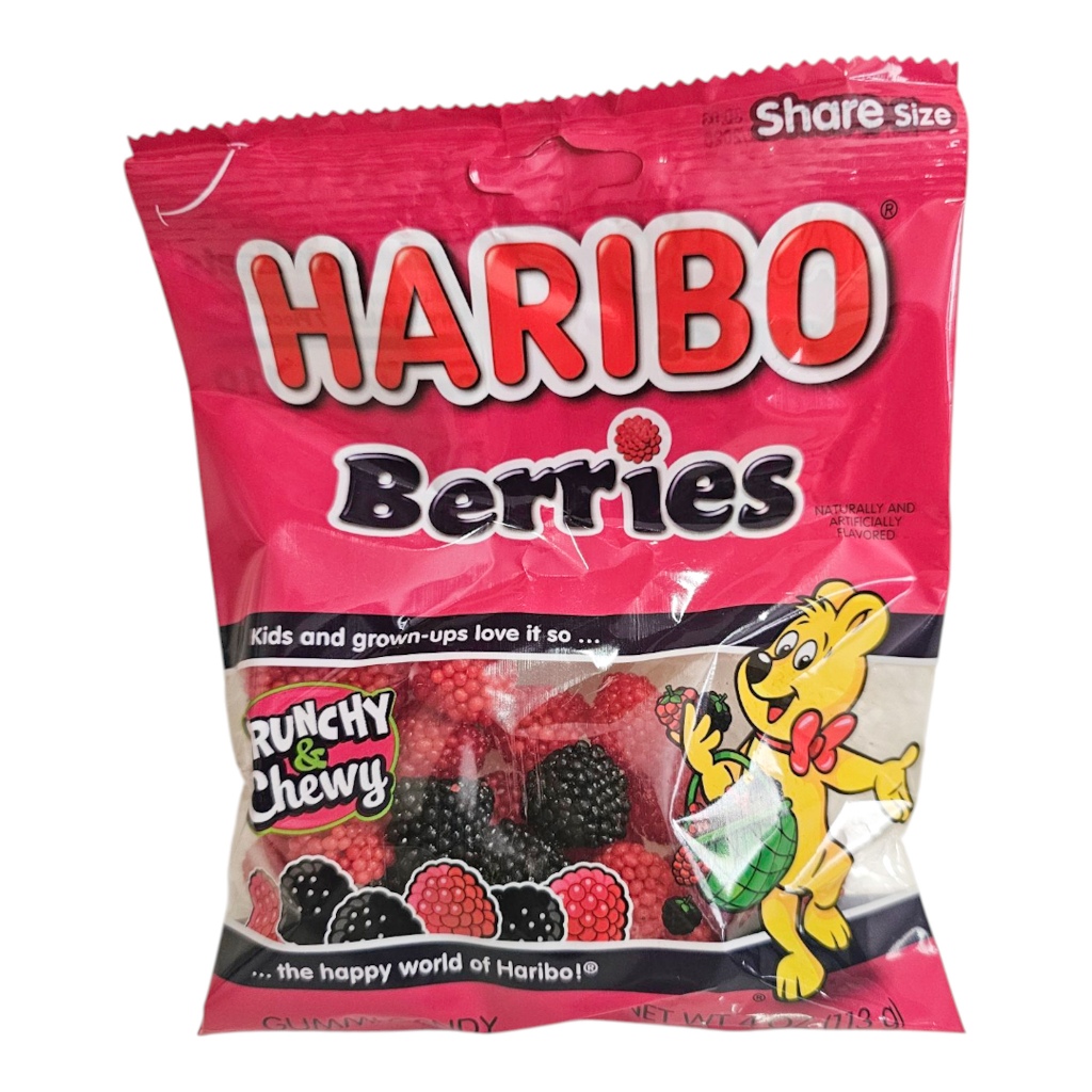 Haribo Berries Gummi Candy, Share Size, 5 oz (142g) | Shopee Philippines