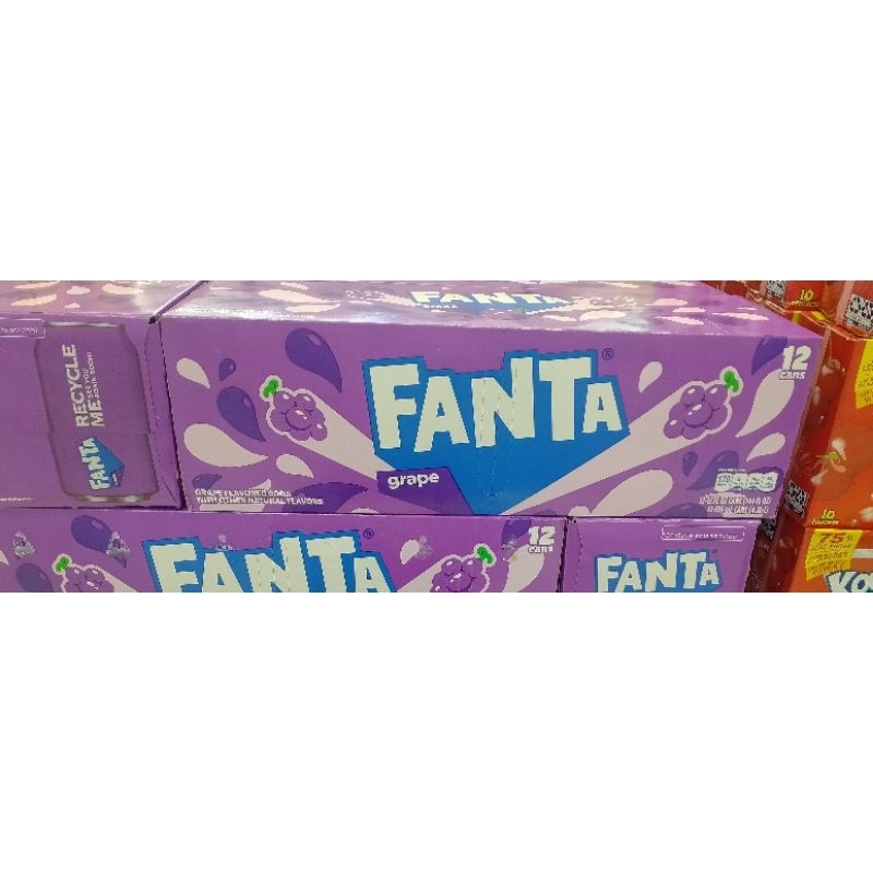 Fanta Grapes Flavored Soda (12 cans) | Shopee Philippines