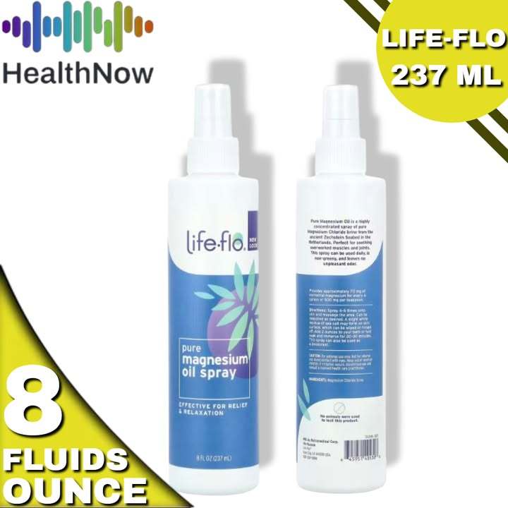 Life-flo, Pure Magnesium Oil Spray, 8 fl oz (237 ml) | Shopee Philippines