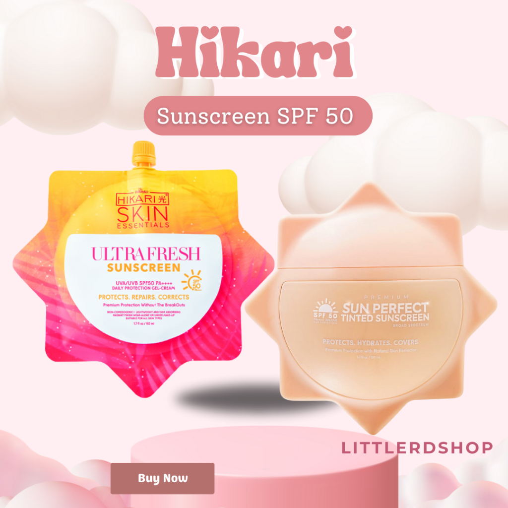 Ultra Fresh Sunscreen | Tinted Sunscreen SPF 50 Hikari Sunscreen Mariz ...