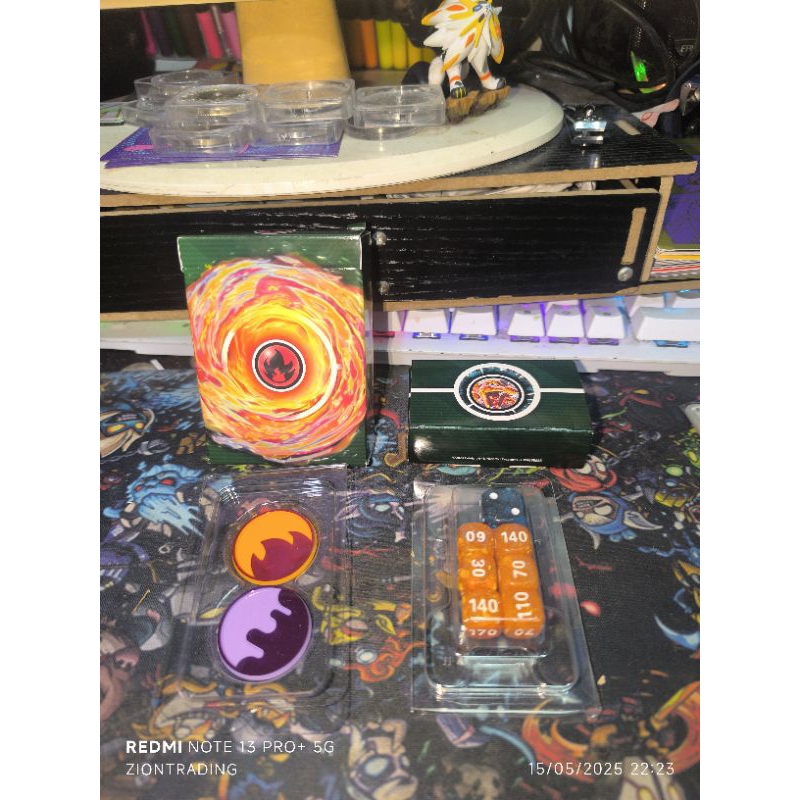 Pokemon Charizard League Battle Deck Accessories - Dice/Markers/Deck ...