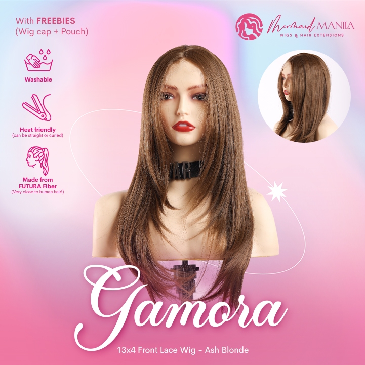 MERMAID MANILA HAIR - GAMORA (13x4 Front Lace Wig) | Shopee Philippines