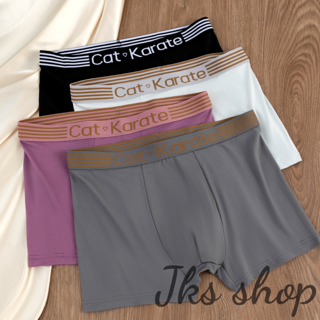 Jks 4pcs Plus Sze Men's Boxer Brief for Man Cotton Boxer short ...