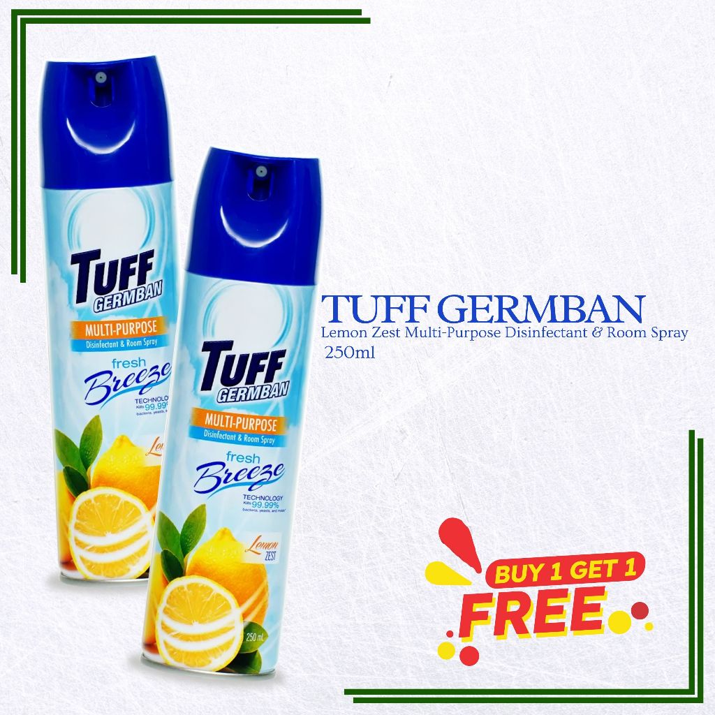 Tuff Buy 1 take 1 Germban 3-in-1 Lemon Zest Multi-Purpose Disinfectant ...